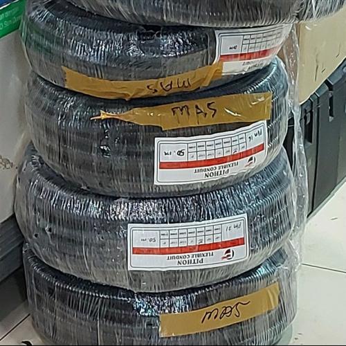 Jual Flexible Metal Conduit Phiton sz. 1-1/2 inch pvc black coated ROLL ...