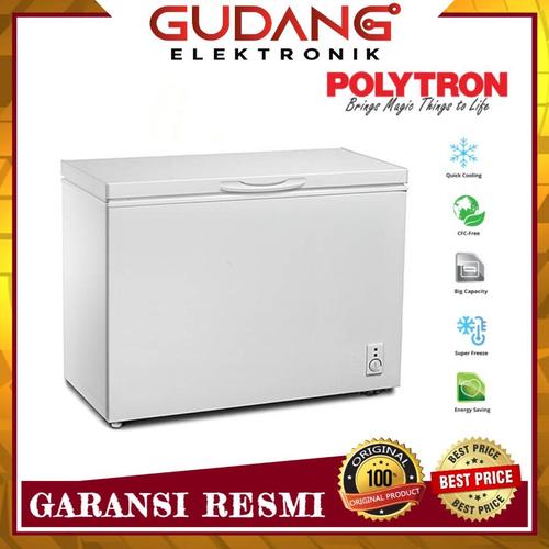 Jual CHEST FREEZER POLYTRON PCF 317 FREEZER BOX 300 LITER - Kota ...