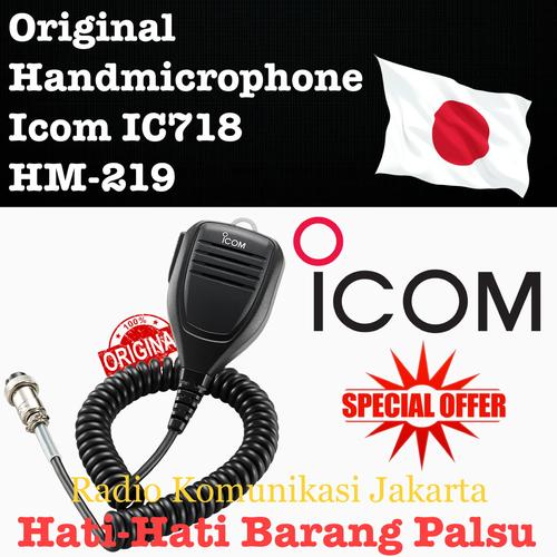 Jual Original Ori Handmicrophone Ekstramic Icom HM219 HM-219 pengganti ...