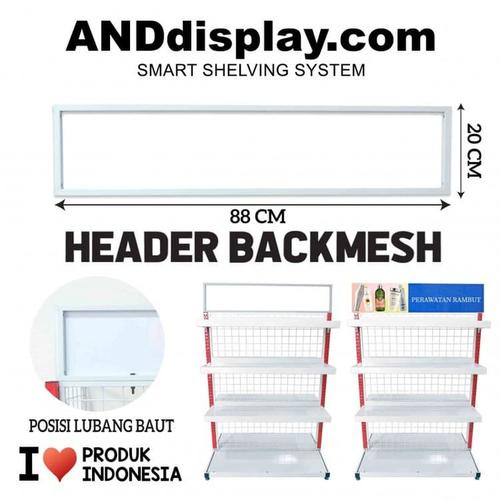 Jual HEADER RAK SUPERMARKET - RAK MINIMARKET - HEAD BRAND - BINGKAI ...