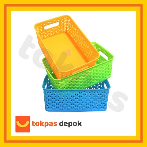 Jual Keranjang Segi Shinpo SIP 255 Tempat Surat Bakul Serbaguna Tray ...
