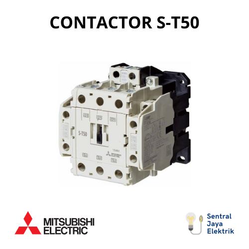 Jual MAGNETIC CONTACTOR S-T50/ST-50/ST50 MITSUBISHI ELECTRIC - 220VAC ...