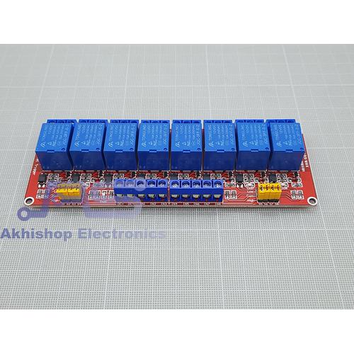 Jual 8 Channel Relay Module 12V Supports High and Low Trigger - Kota ...