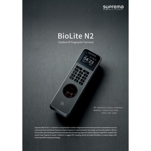 Jual Biolite N2 suprema Waterproof Fingerprint & All card reader ...