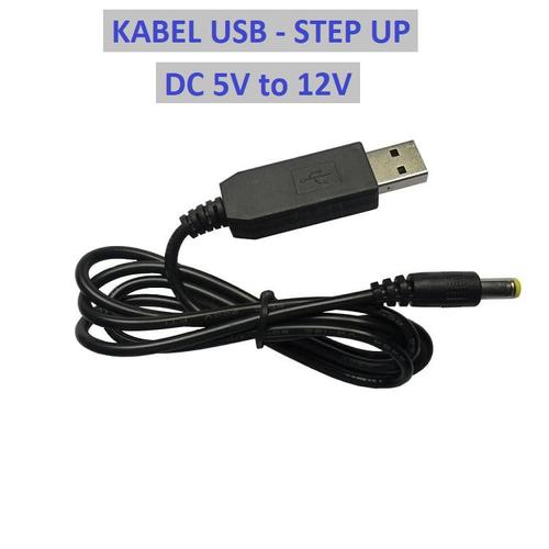 Jual Kabel Step Up USB 5v to 12v DC Cable Converter Adapter 12 volt ...