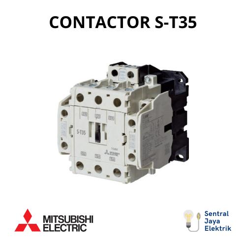 Jual MAGNETIC CONTACTOR S-T35/ST-35/ST35 MITSUBISHI ELECTRIC - 220VAC ...