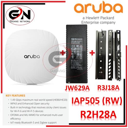 Jual Aruba 500 Series Access Point - AP-505 (RW) [R2H28A] - Unit+Poe+Braket - Jakarta Pusat ...