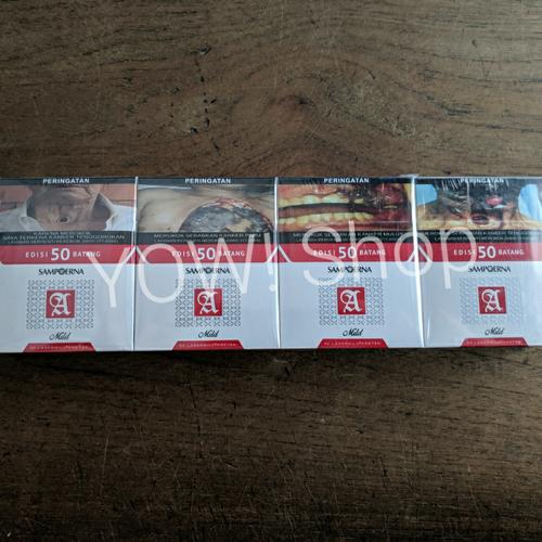 Jual Rokok Sampoerna Mild isi 50 batang - 4 pack / 1 slop - Kota Malang ...