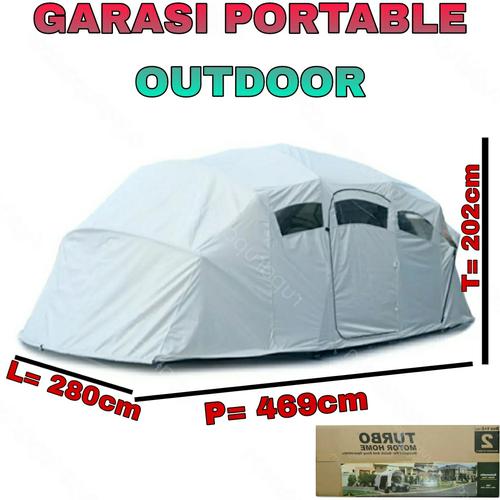 Jual GARASI COVER PELINDUNG MOBIL CAR PORTABLE GARAGE OUTDOOR LUAR ...