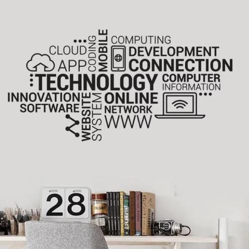 Jual Stiker Technology Sticker Kaca Dinding Rumah Kantor - Kota ...