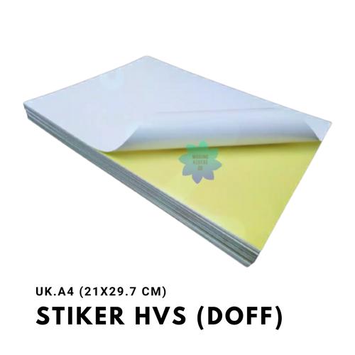 Jual [20 Lembar]A4 STIKER HVS/STIKER DOFF/PRINTABLE - A4 - Kota ...