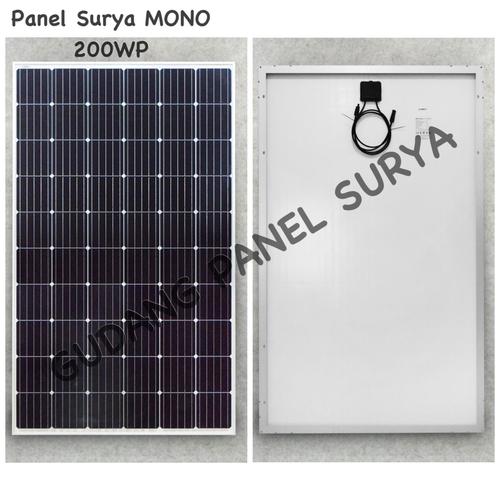 Jual Panel Surya Solar Panel Solarcell SOLANA MONO 200WP 200 WP ...