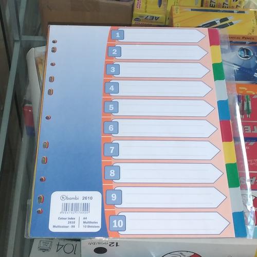 Jual Devider / Pembatas File Plastik BAMBI 2610 - Jakarta Utara - toko ...