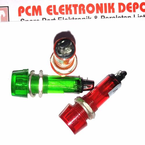 Jual Lampu Panel 24V 24VDC Pilot indikator Lampu Indicator Lamp 10mm ...