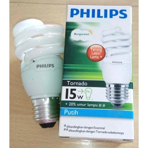 Jual Lampu Philips Helix 15W 15 Watt Putih E27 - Lampu Spiral Tornado 15 W - Kota Makassar ...