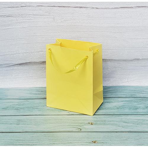 Jual paper bag MINI warna PASTEL 10x13 paperbag polos tali pita tas ...