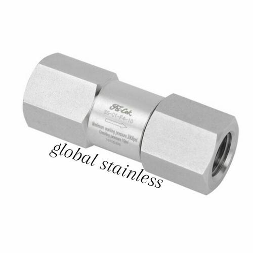 Jual check valve ss316 NPT 3000psi 1/2" inch / drat stainless 316 ...