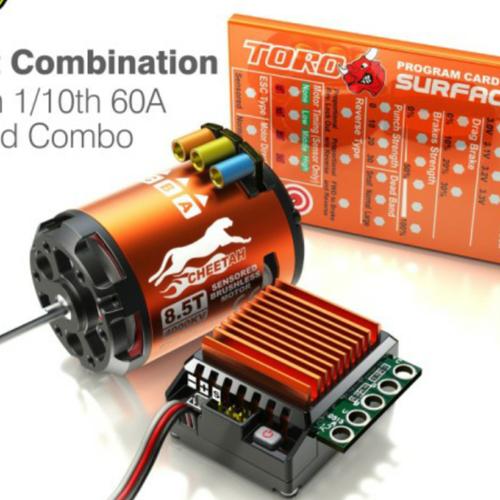 Jual RC combo brushless 1/10 sensored SkyrC esc 60a + motor - 13.5T ...