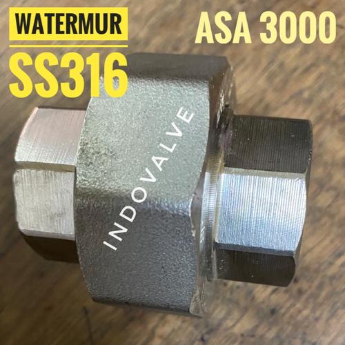 Jual Watermur SS316 class 3000 SW 1/2" Union Stainless #3000 Sock Weld ...