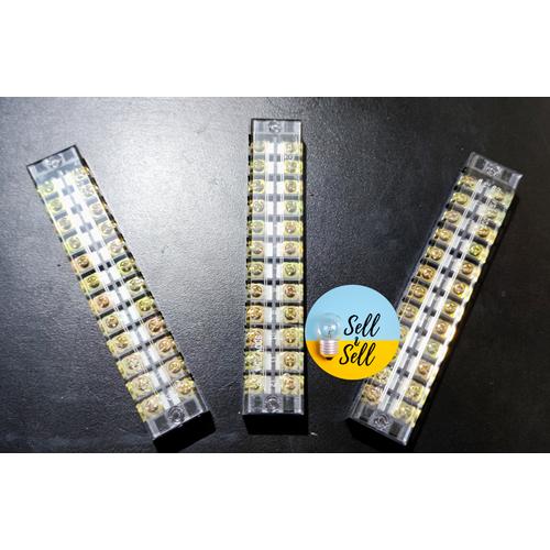 Jual Terminal Block TB-2512 (12P 600V 25A) / Terminal Blok TB2512 (12 ...