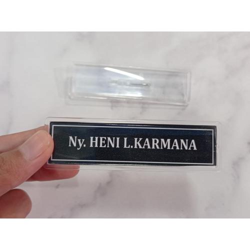 Jual Name Tag / Cetak Name Tag Akrilik Design Custom Surabaya - Kota ...