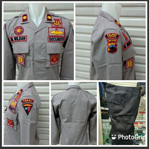 Jual KEMEJA PDL SATPAM BORDIRAN TIMBUL TERBARU - Jakarta Pusat - toko ...