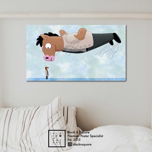 Jual Premium Poster - Bojack & his Balloon - Borderless Frame 50x28cm ...