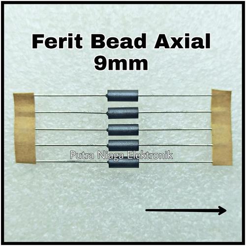 Jual Ferit Bead Axial 9mm x 3.5mm Emi Filter Ferite Ferrit Ferrite ...