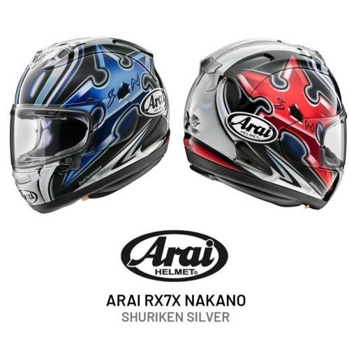 Jual Arai RX7X Nakano Shuriken Silver - Kota Bandung - RC Motogarage ...