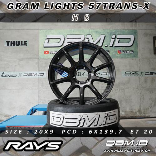 Promo VELG RAYS Gram Light 57 Trans-X R20 20x9 6x139.7 et 20 H8 Cicil 0 ...