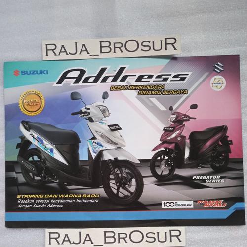 Jual Poster brosur Suzuki Address Predator Series 2020 - Kab. Langkat ...