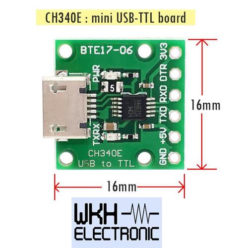 Jual CH340E USB to TTL Modul CH340 CH 340 Converter Module USB TTL ...