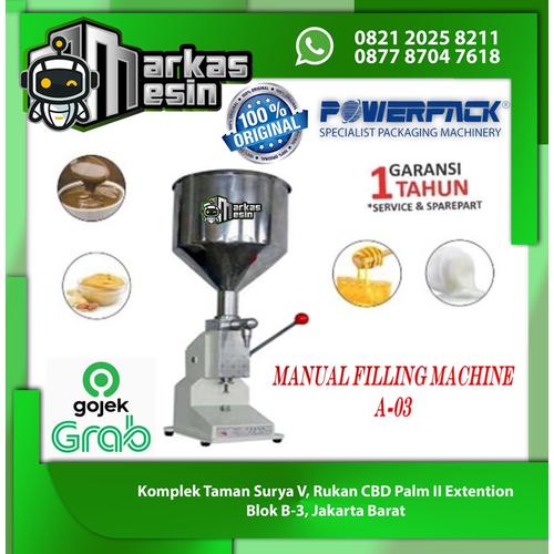 Jual Manual Liquid/Paste Filling Machine Mesin Pengisi Cairan/Pasta A03 ...