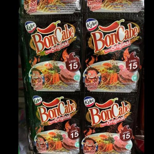 Jual Bon Cabe Level 15 Renceng Rasa Original isi 12 sachet - Kota ...