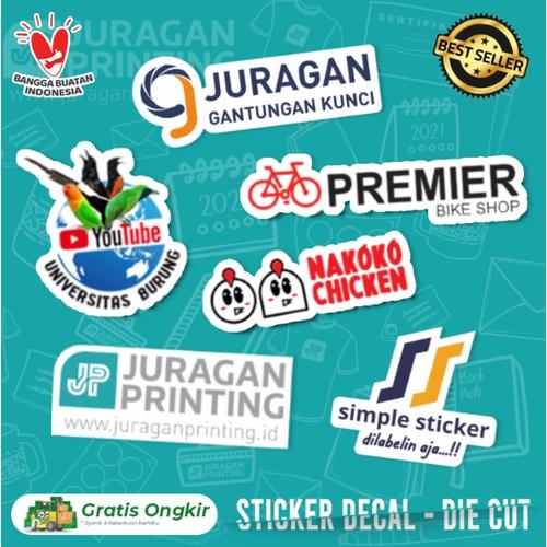 Jual Cetak Stiker Vinyl Print & Cutting Custom / Stiker Vinyl Die Cut ...