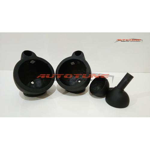 Jual dudukan tweeter / stand tweeter dome hitam fiber (1pasang) - Kota ...