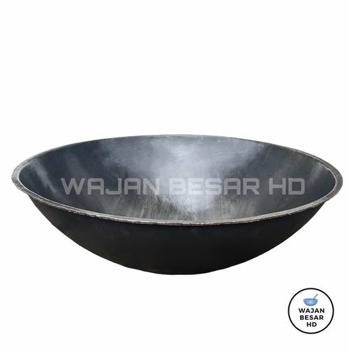 Jual Kuali Wajan Penggorengan Plat Besi Baja Hitam Tebal Ukuran 115 Cm ...