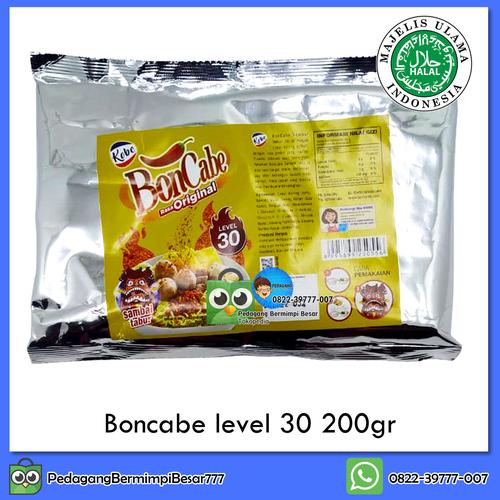 Jual Boncabe Level 30 200gr | Bon Cabe | Cabe Bubuk | Cabai Bubuk ...