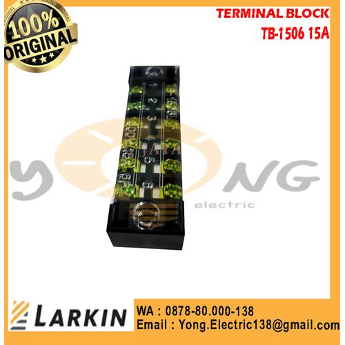 Jual TB-1506 6 Pole 15A Terminal Block LARKIN - Jakarta Pusat - Yong-Electric | Tokopedia