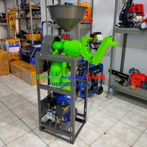 Jual Mesin Selep Padi dan Penenpung KD-550 HM Mahkota + Mesin Penggerak ...