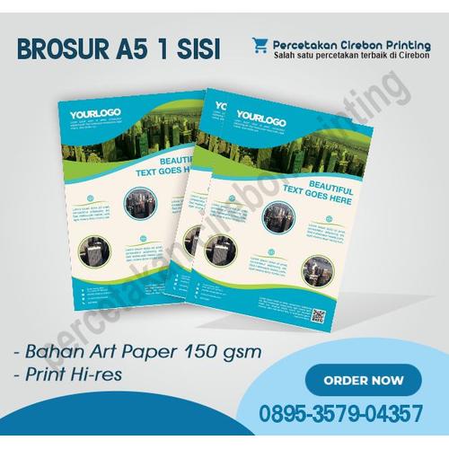 Jual Cetak Brosur Leaflet Flyer Pamflet A5 - 1 Sisi - Kab. Cirebon ...