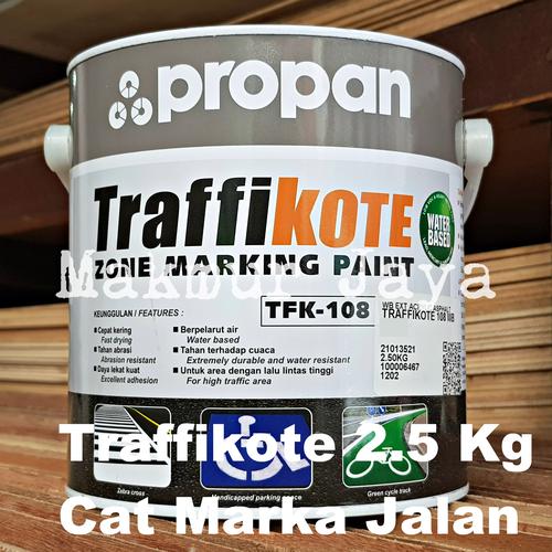 Jual Propan Traffikote Cat Marka Jalan Water Based 2.5Kg - Putih ...