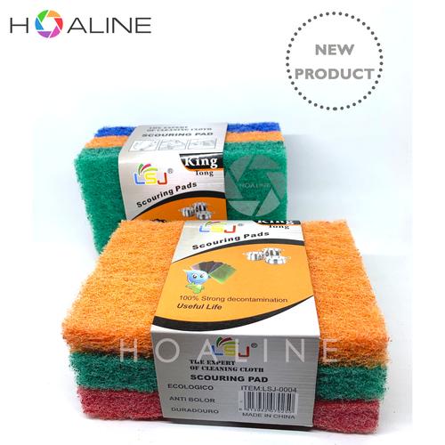 Jual Spon Cuci Piring 3 pcs / Sabut kasar / Sponge Scouring Pads HL ...