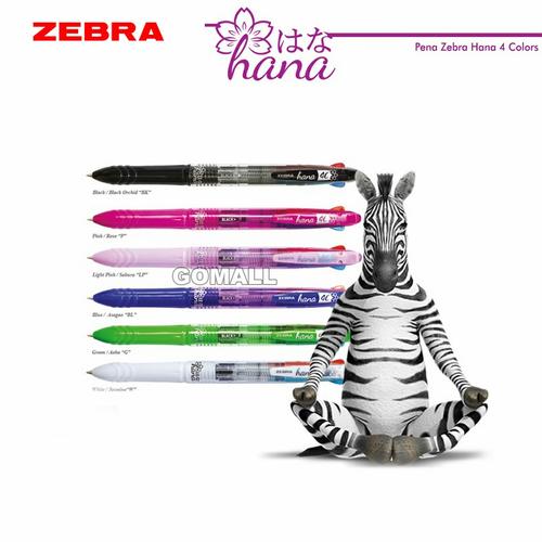 Jual Pulpen Zebra Hana 4 Warna / Colours - Kota Denpasar - gomall.id ...