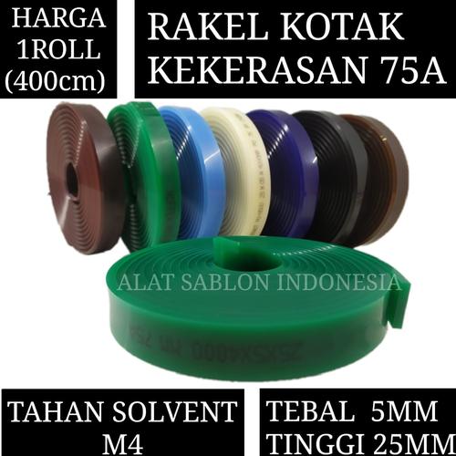 Jual KARET RAKEL SABLON TAHAN SOLVENT LANCIP KOTAK KECIL 5MM 1ROLL ...