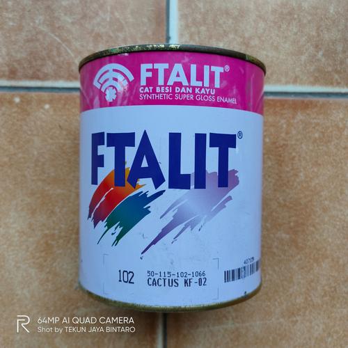 Jual Cat Ftalit 102 Cactus 1Kg Cat Kayu Besi Solvent Kilap - Kota ...