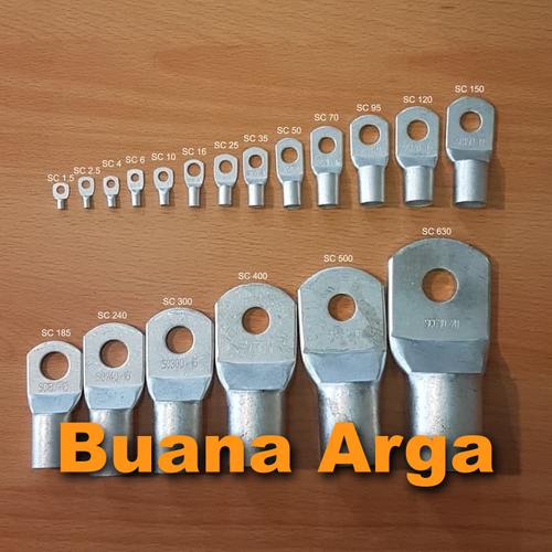 Jual Cable Lug / Skun Kabel SC 50 - Lubang baut 8, 10, 12, 14 Tembaga - SC 50 - 16 - Jakarta ...
