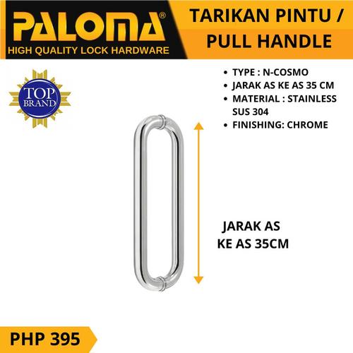 Jual PALOMA PULL HANDLE PHP 395 TARIKAN GAGANG PINTU N-COSMO 350 MM ...