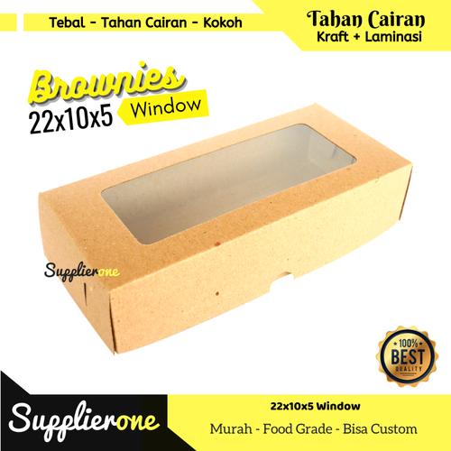 Jual Box Brownies / Dus Brownies / Kemasan Brownies / Box Jendela - Kab. Bekasi - supplierone ...
