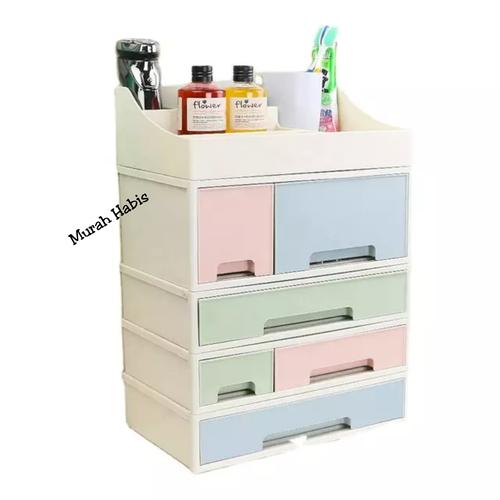 Jual Kotak sekat laci rak susun aksesoris stationery desktop storage ...